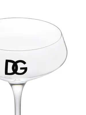 Dolce & Gabbana Logo-print Champagne Glasses