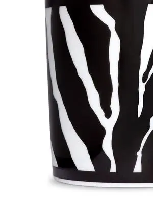 Dolce & Gabbana Zebra-print Porcelain Wine Glass