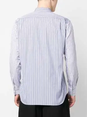 Comme Des Garçons Striped-pattern Cotton Shirt