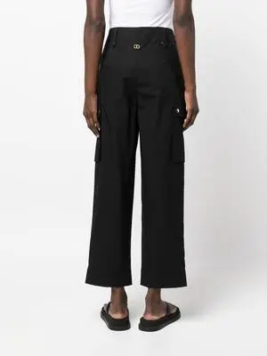TWINSET Cropped Straight-leg Trousers