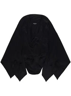 TOM FORD Drape-detail Long-sleeved Blouse