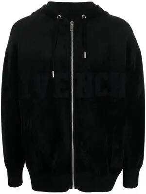 Givenchy Logo-print Zip-up Hoodie