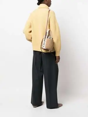 Chloé Woody Raffia Bucket Bag