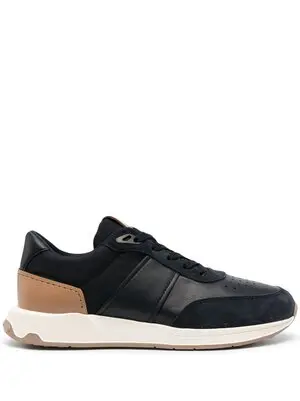 TOD'S Leather-trimmed Low-top Sneakers