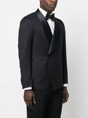 Tagliatore Virgin-wool Double-breasted Blazer
