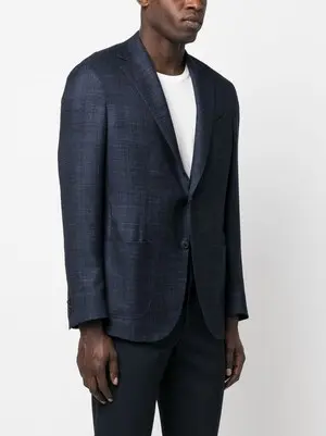 Corneliani Single-breasted Chambray Blazer