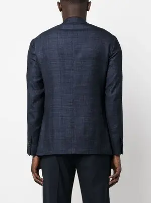 Corneliani Single-breasted Chambray Blazer