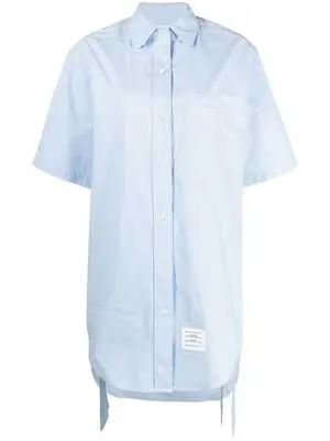 Thom Browne Short-sleeve Shirt Dress - Blue