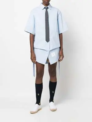Thom Browne Short-sleeve Shirt Dress - Blue