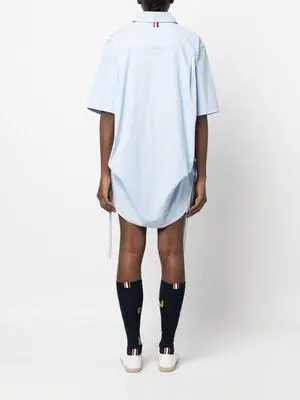 Thom Browne Short-sleeve Shirt Dress - Blue