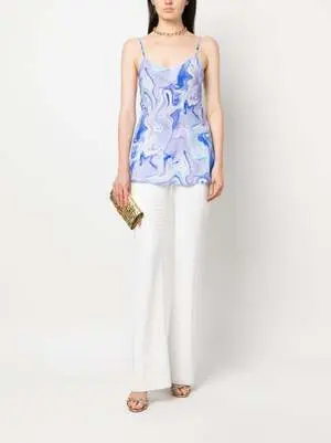 Bcbgmaxazria Marbled-pattern Top