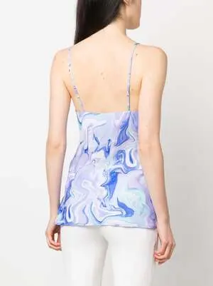 Bcbgmaxazria Marbled-pattern Top