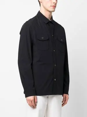 MOORER Press-stud Fastening Shirt Jacket