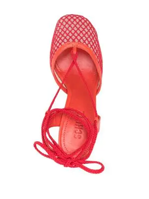 Schutz Mesh 150mm Leather Sandals