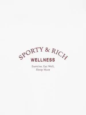 SPORTY & RICH Wellness Studio Cotton Shorts