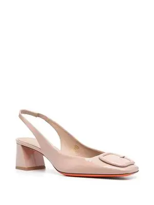 Santoni 55mm Slingback Pumps - Pink