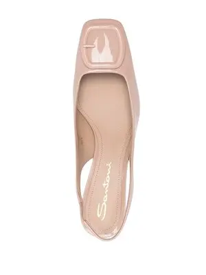 Santoni 55mm Slingback Pumps - Pink