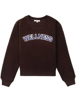 Sporty & Rich Textured Sweatshirts Hoodies For Women