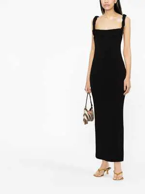 Jacquemus La Robe Maille Alca Maxi Dress
