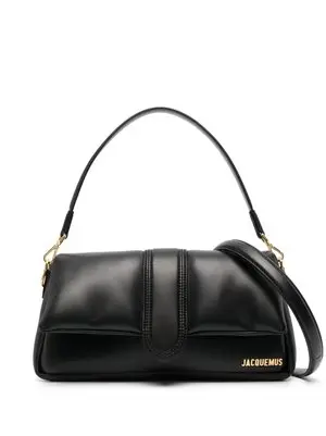 Jacquemus Le Bambimou Leather Shoulder Bag - Black