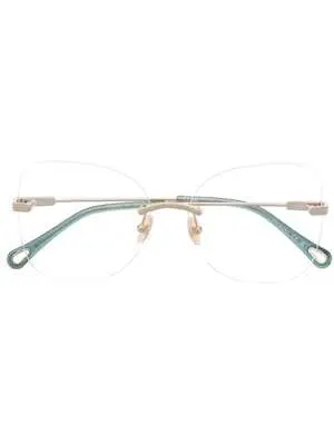 Chloé Cat-eye Optical Glasses - Gold