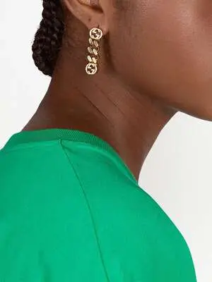 Gucci Interlocking G Chain Earrings