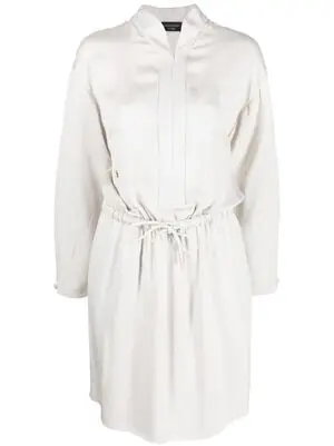Emporio Armani Draped Shirt Dress