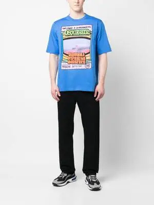 Dsquared2 Graphic-print Short-sleeve Cotton T-shirt