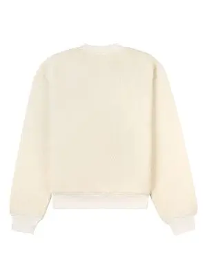 SPORTY & RICH Logo-patch Fleece Jumper