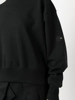 Y3 Long-sleeves Organic Cotton Sweatshirt