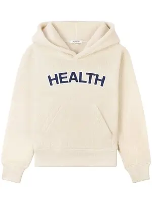 Sporty & Rich Textured Sweatshirts Hoodies For Women