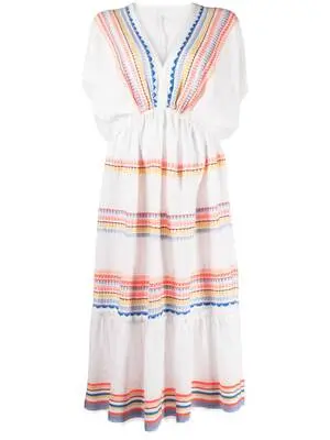 Female Plunge Neck Coverup Dresses