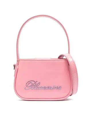Blumarine Crystal-embellished Logo Tote