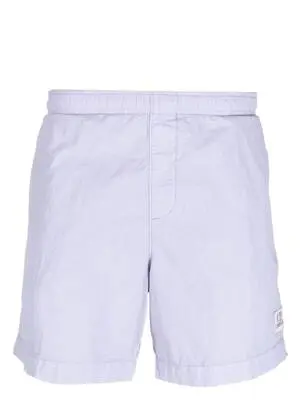 C.P. COMPANY C.P. Company Logo Patch Shorts Purple