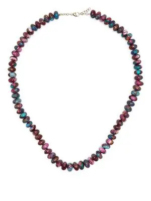 Jia Jia 14kt Yellow Gold Turquoise Necklace - Pink