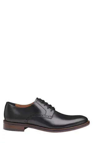 Johnston & Murphy Conard 2.0 Plain Toe Oxford - Black Full Grain