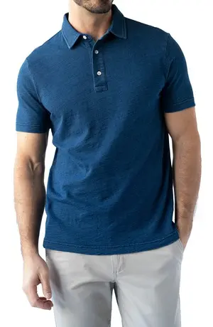 DEVIL-DOG DUNGAREES Feeder Polo Dark Indigo