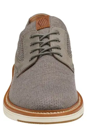 Johnston & Murphy Upton Plain Toe Knit Derby - Gray