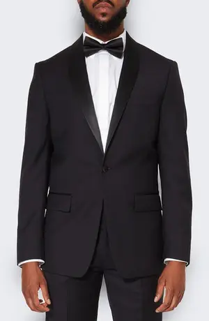 9TOFIVE Shawl Lapel Wool Dinner Jacket
