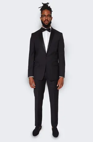 9TOFIVE Shawl Lapel Wool Dinner Jacket