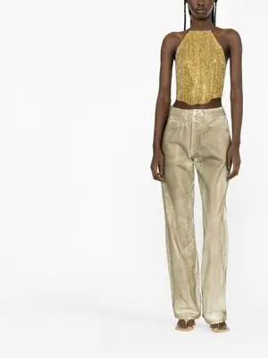MANURI Chainmail Halterneck Top
