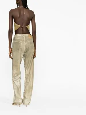 MANURI Chainmail Halterneck Top
