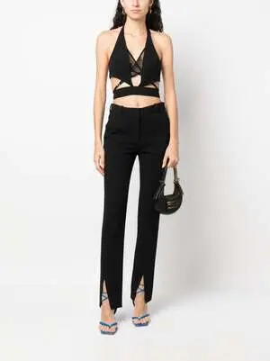 Dsquared2 Halterneck Cut-out Crop Top