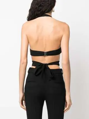 Dsquared2 Halterneck Cut-out Crop Top
