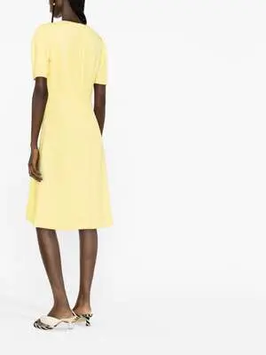Marni V-neck Flared Dress