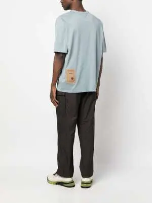 TEN C Logo-patch T-shirt - Blue