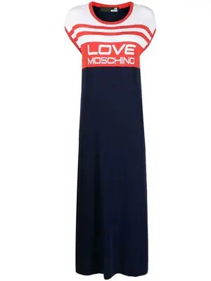 Moschino Logo-print Maxi Dress