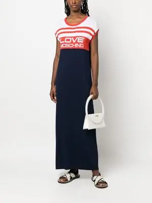 Moschino Logo-print Maxi Dress