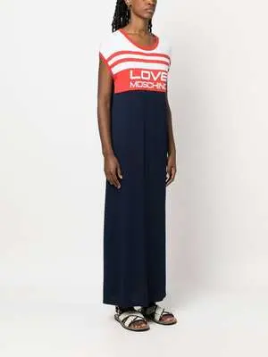 Moschino Logo-print Maxi Dress