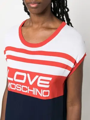 Moschino Logo-print Maxi Dress
